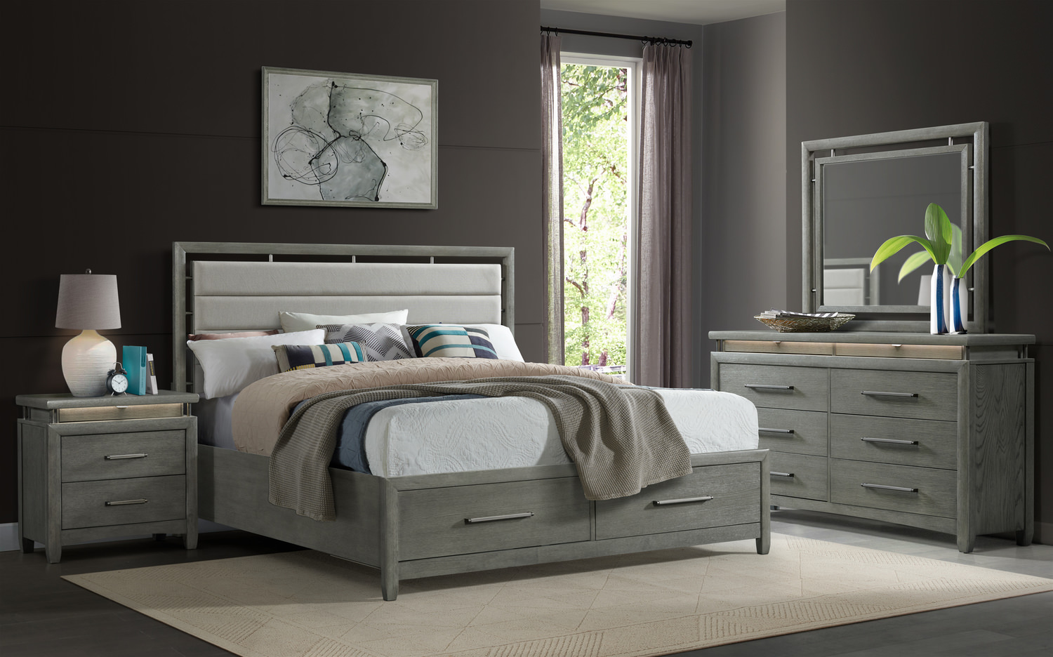 Cosmopolitan Storage Bedroom Suite HOM Furniture