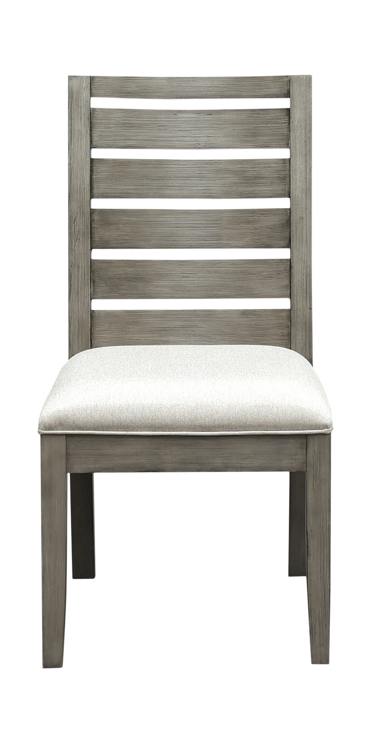 Emerson Dark Taupe Ladderback Chair | HOM Furniture