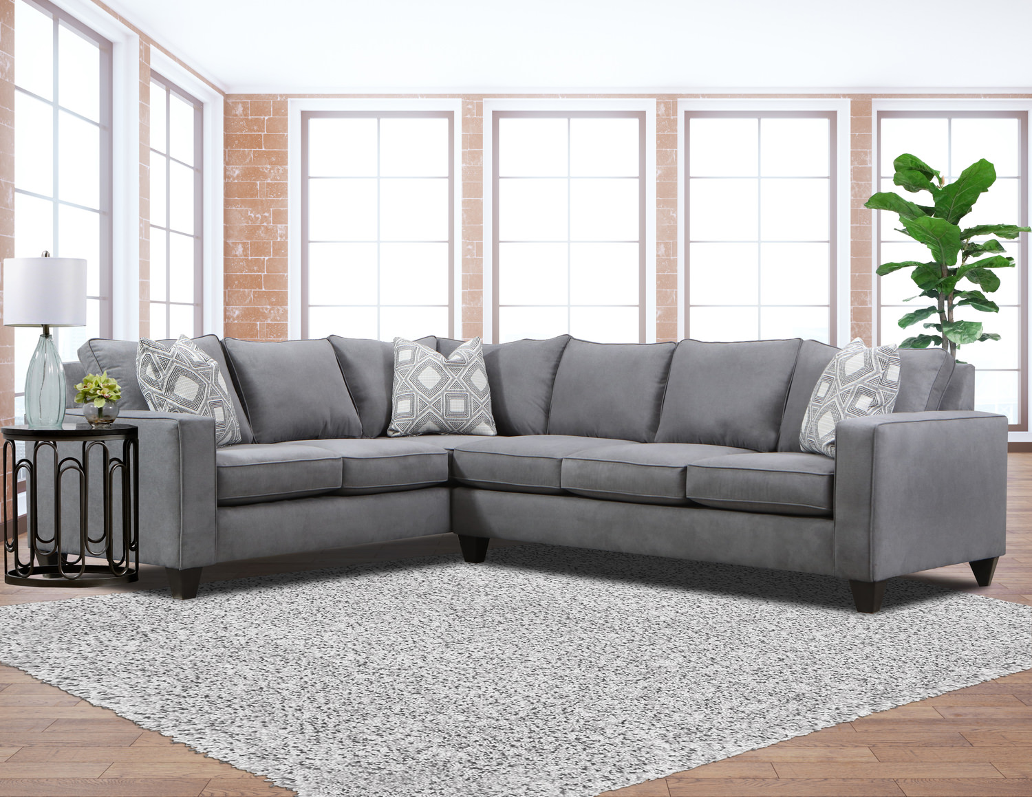 Dawson 2 Piece Sectional | DOCK86