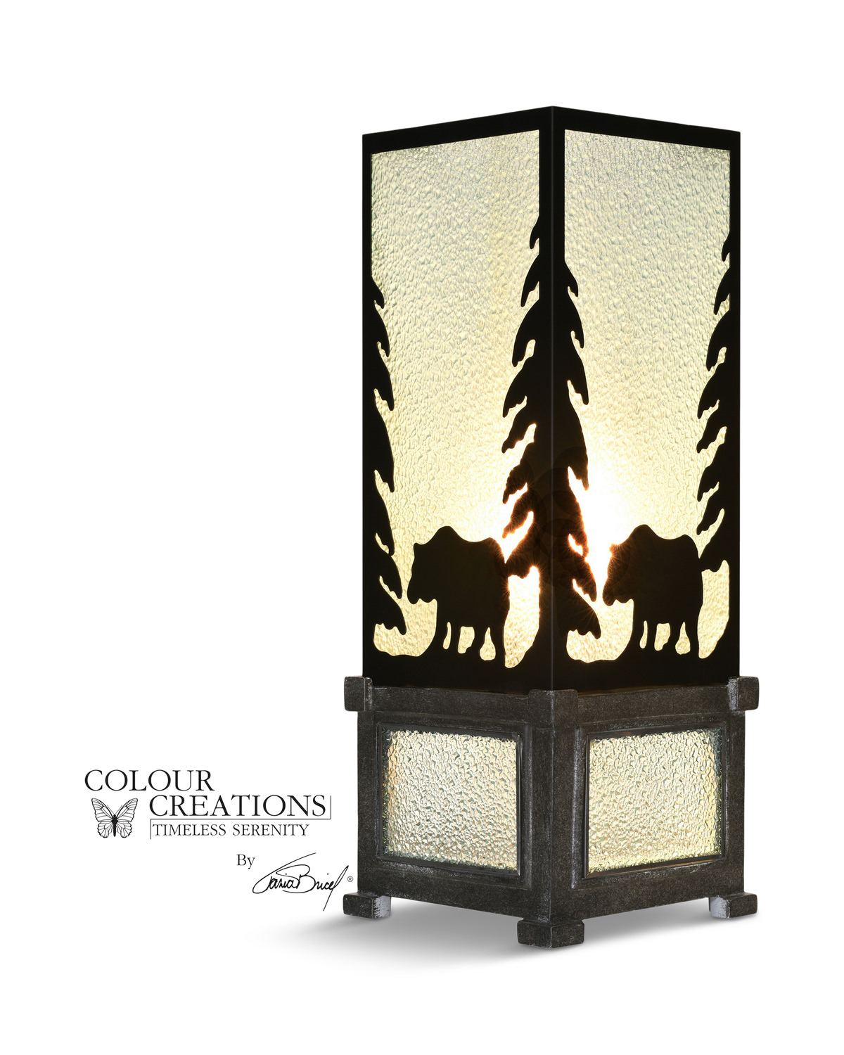 Bear Paws Trail Luminaria | HOM Furniture