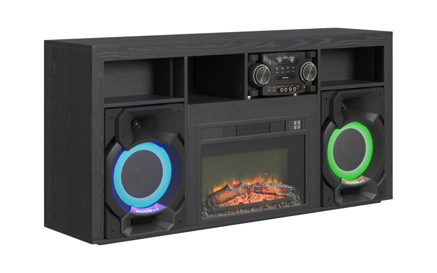 Rave TV Console With Fireplace And Sound | HOM Furniture