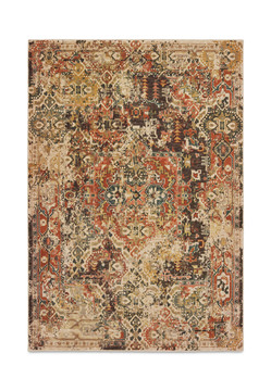 Gossamer Copper/ Grey Area Rug by Rizzy Rugs | HOM Furniture