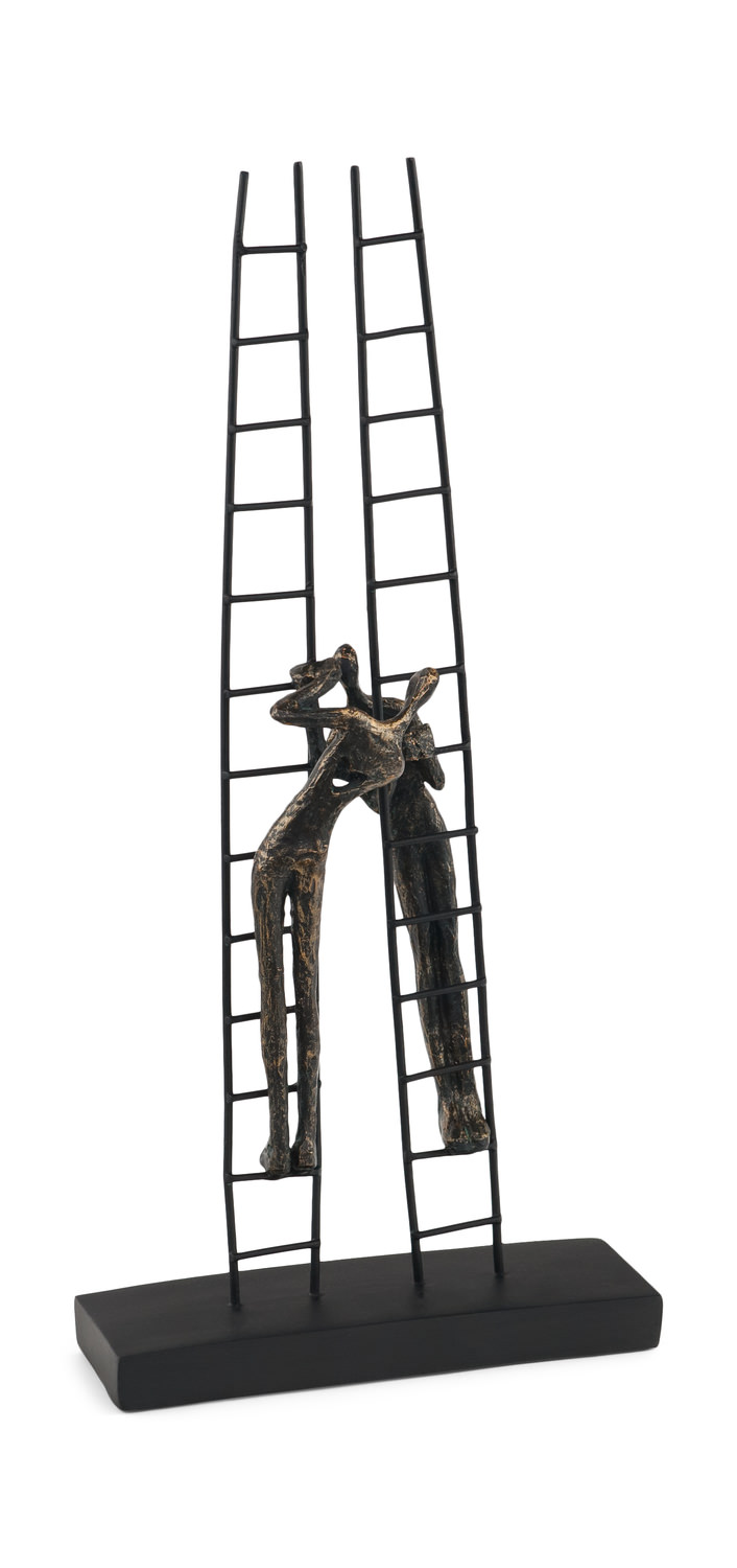 Couple On Ladder Sculpture | HOM Furniture